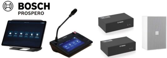 BOSCH PROSPERO IP based Paging and Bell system - Pacific AV